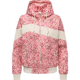 Funktionsjacke Ragwear "Funktionsjacke Oggie Block Leo YOUMODO", Damen, Gr. L, rosa (pink), Obermaterial: 100% Polyester PES. Obermaterial: Futter: 100% Polyester PES., gerade, hoch geschlossener Ausschnitt, &Auml;rmel ohne &Auml;rmelschlitz Rippb&uuml;ndchen, Jacken Funktionsjacke, Wasserdichte & atmungsaktive &Uuml;bergangsjacke
