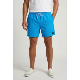 Boardshorts Vans "PRIMARY II ELASTIC BOARDSHORT", Herren, Gr. XL, N-Gr, bright azure, Obermaterial: 100% Polyester, Hosen Boardshorts, mit Kordelverschluss, sportlicher Stil, bequemer Sitz
