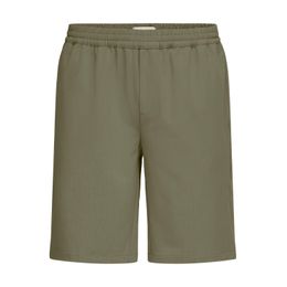Chinoshorts Blend "Chinoshorts BHMarco", Damen, Gr. XXL, N-Gr, gr&uuml;n (dusty olive), Obermaterial: 66% Polyester PES. 32% Viskose CV. 2% Elasthan EL., Hosen Chinoshorts