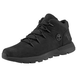 Sneaker Timberland "SPRINT TREKKER - MID LACE SNEAKER", Herren, Gr. 40, schwarz, Leder, Schuhe Sneaker, Winterschuhe, Sneakerboots, Winterboots