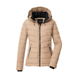 G.I.G.A. by Killtec Steppjacke "GW 32 WMN QLTD JCKT", Damen, Gr. 44, braun, Obermaterial: 100% Polyester;Futter: 100% Polyester;F&uuml;llung: 100% Polyester, G.I.G.A. DX BY KILLTEC, Jacken Steppjacke, Elegante Damenjacke, wasserabweisend, atmungsaktiv, abnehmbare Kapuze