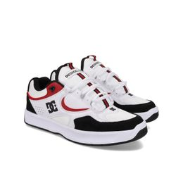 Skateschuh DC Shoes "Kalynx Zero", Herren, Gr. 11(44,5), schwarz, wei&szlig;, rot, Obermaterial:Obermaterial: Leder (Kuh) / Futter: Textil / Au&szlig;ensohle: Gummi;, Schuhe Skateschuh