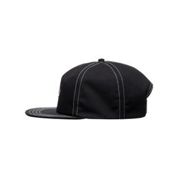 Snapback Cap Quiksilver "Saturn", Herren, schwarz (schwarz, jet schwarz), Obermaterial:100% Microfaser;, Caps Snapback Cap