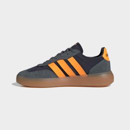 Herren Sneaker "BARREDA DECODE", adidas Sportswear, Gr. 42, grau, Leder, Textil, Schuhe, inspiriert vom Design des adidas handball spezial
