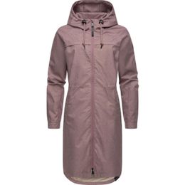 Funktionsmantel Ragwear "&Uuml;bergangsjacke Belinka", Damen, Gr. XXL, rosa (mauve24), Obermaterial: 100% Polyester PES. Obermaterial: Futter: 100% Polyester PES., M&auml;ntel Funktionsmantel