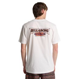 T-Shirt Billabong "Since 73 Burleigh", Herren, Gr. M, wei&szlig;, Obermaterial: 100% Walkfrottier;, Shirts T-Shirt