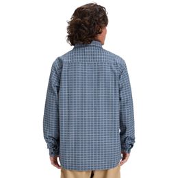Langarmhemd Quiksilver "Salt Lake Waffle", Herren, Gr. XS, US-Gr&ouml;&szlig;en, china blau salt lake, Obermaterial: 100% Walkfrottier;, Hemden Langarmhemd