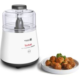 Tefal Zerkleinerer "DPA130 La Moulinette", wei&szlig;, B:17cm H:23,7cm T:17cm, Zerkleinerer, 300g Kapazit&auml;t, 360-Deckel, transparenter Beh&auml;lter, Zerkleinerer