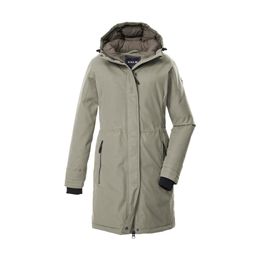 G.I.G.A. by Killtec Parka "GW 22 WMN PRK", Damen, Gr. 40, gr&uuml;n (helloliv), Obermaterial: 88% Polyester, 12% Baumwolle;Futter: 100% Polyester;F&uuml;llung: 100% Polyester, G.I.G.A. DX BY KILLTEC, Jacken Parka, Funktionsparka: wasserdicht, atmungsaktiv, 2-Wege-Rei&szlig;verschluss