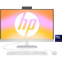 HP All-in-One PC "27-cr1200ng", wei&szlig; (shell wei&szlig;), Windows 11, 16 GB RAM 512 GB SSD, Desktop-PCs, All-in-One PC