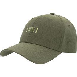 Baseball Cap Chillouts "Eureka Hat", Herren, olive, Kunstfaser, Caps, Sportliche Cap mit minimalistischem Design