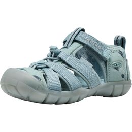 Sandale Keen "SEACAMP II CNX", M&auml;dchen, Gr. 24, ice blau, Synthetik, Schuhe Sandale