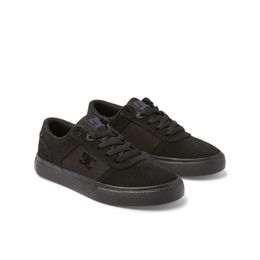 Sneaker DC Shoes "Teknic", Jungen, Gr. 3,5(34,5), schwarz (schwarz, schwarz), Obermaterial:OBERMATERIAL: LEDER (KUH) / FUTTER: TEXTIL / AUSSENSOHLE: GUMMI;, Schuhe Sneaker