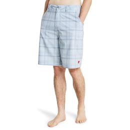 Badeshorts Quiksilver "YG Check In Amphibian 21", Herren, Gr. 34L, US-Gr&ouml;&szlig;en, quarry check in, Obermaterial: 88% Microfaser, 12% Elasthan;, Badehosen Badeshorts