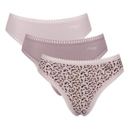 Sloggi GO Crush High leg C3P Damen Slip