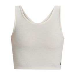 Crop-Top Roxy "Good Keepsake", Damen, Gr. XL, beige (egret), Obermaterial: 97% Microfaser, 3% Elasthan;, Tops Crop-Top