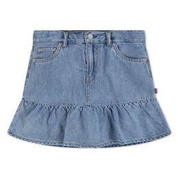 LEVI'S KIDS M&auml;dchen Minirock "LVG FLOUNCE SKORT"reach for the stars, Gr. 16, unifarben, Denim/Jeans, Obermaterial: 100% Baumwolle, R&ouml;cke, for Girls,