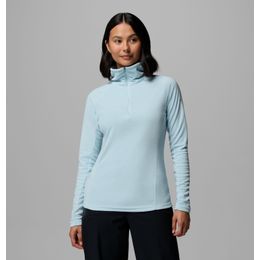 Fleeceshirt Columbia "GLACIAL IV 1/2 ZIP", Damen, Gr. XL (46/48), marine light, Fleece, Obermaterial: 100% Polyester, normal, hoch geschlossener Ausschnitt, Raglan&auml;rmel abgesteppt, Shirts Fleeceshirt, mit halbem Rei&szlig;verschluss, hoch geschlossener Ausschnitt