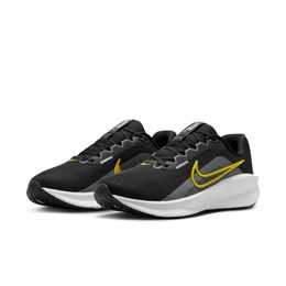 Laufschuh Nike "DOWNSHIFTER 13", Herren, Gr. 46, schwarz, bright citron, iron grau, wei&szlig;, Synthetik, Textil, Schuhe Laufschuh