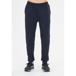 Virtus Herren Sweathose "Taro V2", blau, Gr. XXL, unifarben, 78% Polyester, 17% Viskose, 5% Elasthan, Hosen, mit praktischen Seitentaschen
