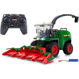 RC-Traktor Jamara "Fendt Katana Feldh&auml;cksler RC 1:24S", gr&uuml;n, Fernlenkfahrzeuge, KinderB:23,6cm H:21,5cm T:37cm, RC-Traktor, mit LED Licht, B:23,6cm H:21,5cm T:37cm