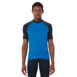 Radtrikot Vaude "MEN'S MATERA FZ TRICOT II", Herren, Gr. 3XL, radiate blau, Obermaterial: 100% Polyester, Trikots Radtrikot, f&uuml;r Radsport, mit drei offenen R&uuml;ckentaschen, mit kurzen &Auml;rmeln