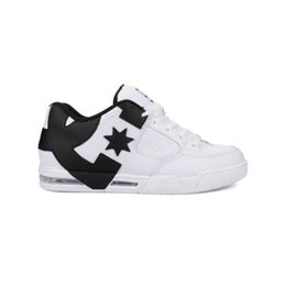 Sneaker DC Shoes "DC Command", Herren, Gr. 11(44,5), wei&szlig;schwarz, Obermaterial:50.46% Leder, 49.54% Synthetikmaterial;, Schuhe Sneaker