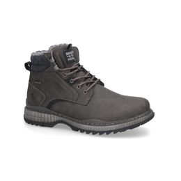 Winterboots Dockers by Gerli, Herren, Gr. 42, grau (dunkelgrau), Lederimitat, Schuhe Winterboots, Schn&uuml;rboots mit Warmfutter