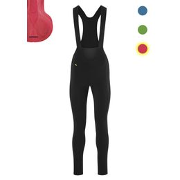 Gonso Damen Fahrradhose "SITIVO TI BIB W", rot, Gr. 48, 57% Polyamid, 28% Polyester, 15% Elasthan, Hosen, Damen Radhose, Radlerhose mit speziellem