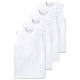 Schiesser Essentials 4P Herren Unterhemd