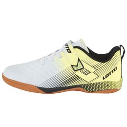 Lotto M&auml;dchen Hallenschuh, Gr. 33, wei&szlig;, Synthetik, Schuhe