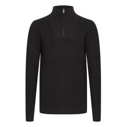 !Solid Troyer SOLID "Troyer SDReco", Herren, Gr. L, schwarz (true schwarz), Obermaterial: 70% Baumwolle CO recyc.. 30% Polyester Pol. recyc.., Pullover Troyer