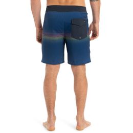 Boardshorts Quiksilver "Surfsilk Straight Leg 18", Herren, Gr. 28(XS), blau (estate blau connect), Obermaterial: 88% Microfaser, 12% Elasthan;, Hosen Boardshorts