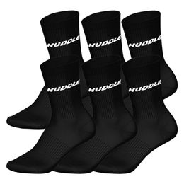 HUDDLE 6pk Crew Socks Unisex Socken