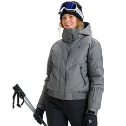 Snowboardjacke Roxy "Snow Shimmer 10K", Damen, Gr. S, schwarz, Obermaterial: 57% Nylon, 43% Microfaser;, Jacken Snowboardjacke