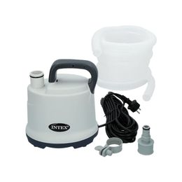 Intex 28606 Pool Ablass-Pumpe IPX8 (220V) 3595l/h 5m Schlauch 10m Leitung