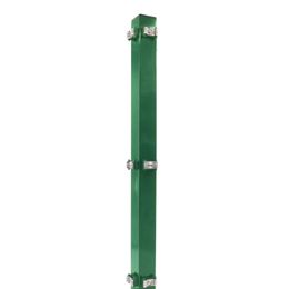 Fa-Bausysteme Eckzaunpfosten Moosgr&uuml;n Klemmpl&auml;ttchen H&ouml;he: 630 mm