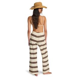 Strandhose Billabong "Hot Stripe", Damen, Gr. S, teak, Obermaterial: 100% Walkfrottier;, Hosen Strandhose