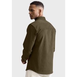 REDEFINED REBEL EST. 2013 REDEFINED REBEL Herren Langarmhemd "Redefined Rebel Shirt RRPark Shirt Corduroy REGULAR FIT"forest night, Gr. S, Cord, 98% Baumwolle, 2% Elasthan,