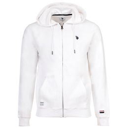 U.S. Polo Assn. Diagonal Fleece Carbon Finish Sweatjacke Herren Sweatjacke