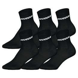 HUDDLE 6pk Short Crew Socks Unisex Socken