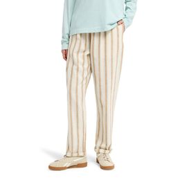 Quiksilver Damen Schlupfhose "Lomas Hemp"bone wei&szlig; lomas stripe, Gr. XS, Obermaterial: 55% Baumwolle, 45% Hanf., Hosen