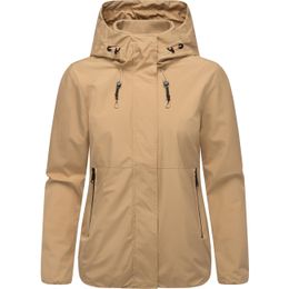 Outdoorjacke Ragwear "Outdoorjacke Sunniva A", Damen, Gr. M, beige (sand), Obermaterial: 100% Polyester PES. Obermaterial: Futter: 100% Polyester PES., Jacken Outdoorjacke