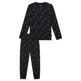 Schiesser Teens Nightwear M&auml;dchen Pyjama Schwarz