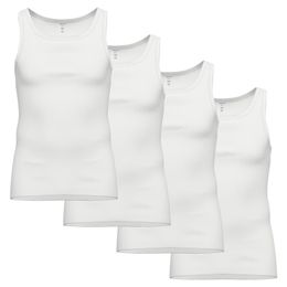 Ammann Feinripp Unterhemden 4er Pack Herren Unterhemd