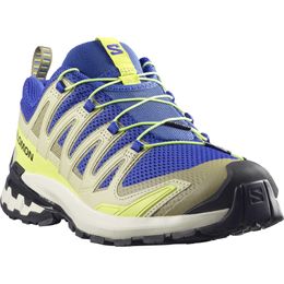 Trailrunningschuh Salomon "XA PRO 3D V9", Damen, Gr. 47, bluing, bog, acid lime, Synthetik, Textil, Schuhe Trailrunningschuh