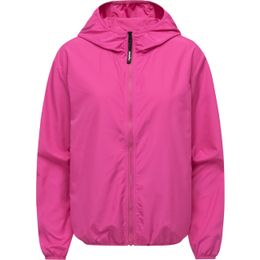 Outdoorjacke Ragwear "Outdoorjacke Vinzie C", Damen, Gr. L, rosa (magenta), Obermaterial: 100% Polyester PES., Jacken Outdoorjacke
