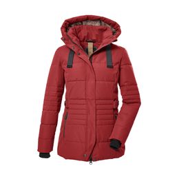 G.I.G.A. by Killtec Steppjacke "GW 25 WMN QLTD JCKT", Damen, Gr. 40, feuerrot, Obermaterial: 88% Polyester, 12% Baumwolle;Futter: 100% Polyester;F&uuml;llung: 100% Polyester, G.I.G.A. DX BY KILLTEC, Jacken Steppjacke, Taillierte Winterjacke, wasserabweisend, winddicht, abnehmbare Kapuze