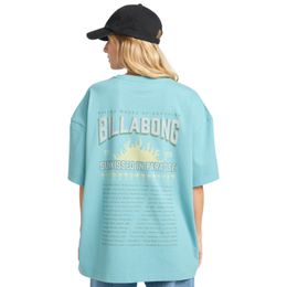 T-Shirt Billabong "Reach For Sunshine", Damen, Gr. S, misty blau, Obermaterial: 100% Walkfrottier;, Shirts T-Shirt