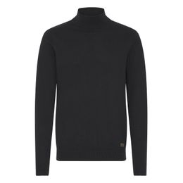 !Solid Rollkragenpullover SOLID "Rollkragenpullover SDAkalmo", Herren, Gr. XL, schwarz (true schwarz), Obermaterial: 70% Baumwolle CO recyc.. 30% Polyester Pol. recyc.., Pullover Rollkragenpullover